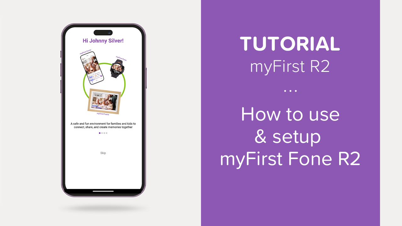 myFirst Fone R2 Smartwatch - Kids Phone with GPS Tracker, Video Calls ...