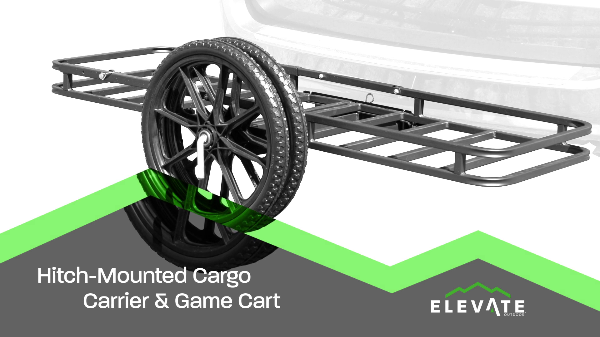 Elevate Outdoor Foldable Hitch-Mounted Cargo Carrier and Folding Game ...