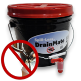Spill-Less DrainMate 14 Quart Oil Draining Container - Oil Drain Pan ...