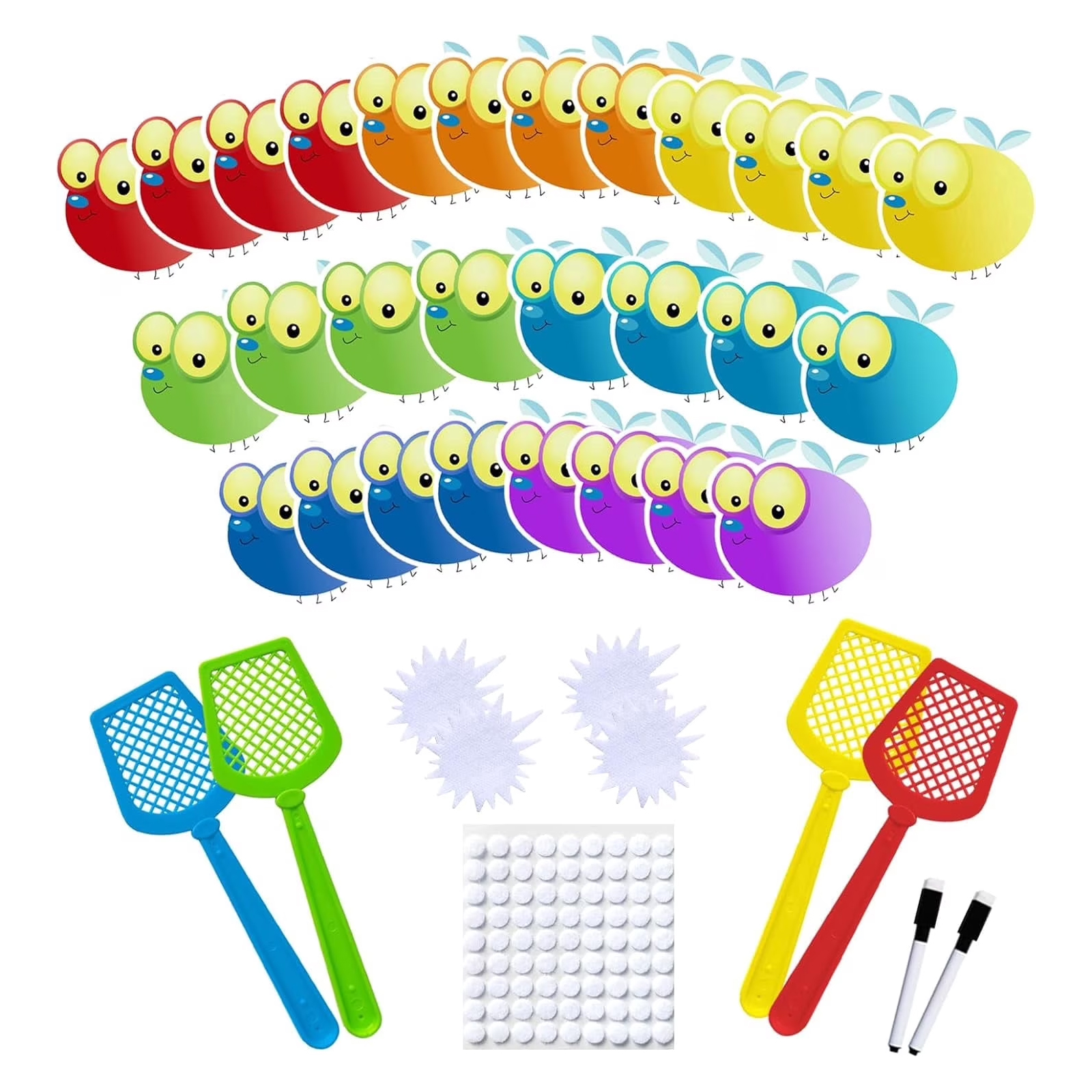 HOOJOJO Fly Swatting Sight Words Games, Vocabulary Flash Cards ...