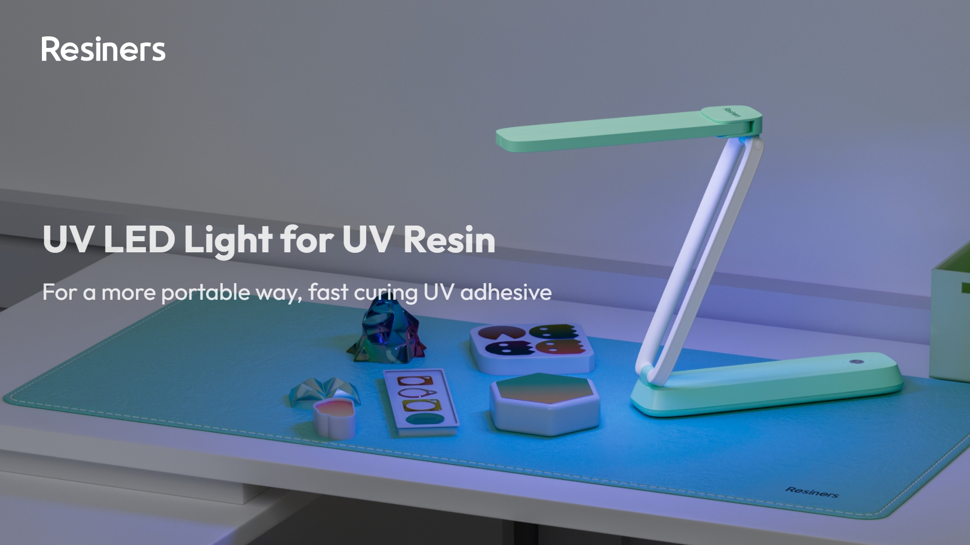 Resiners UV Light for Resin Curing, UV Resin Light, Wireless ...
