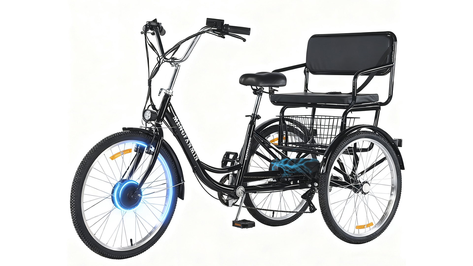 Electric Tricycle for Adults,3 Wheel Trike Ebike 24 Inch,700w Brushless ...
