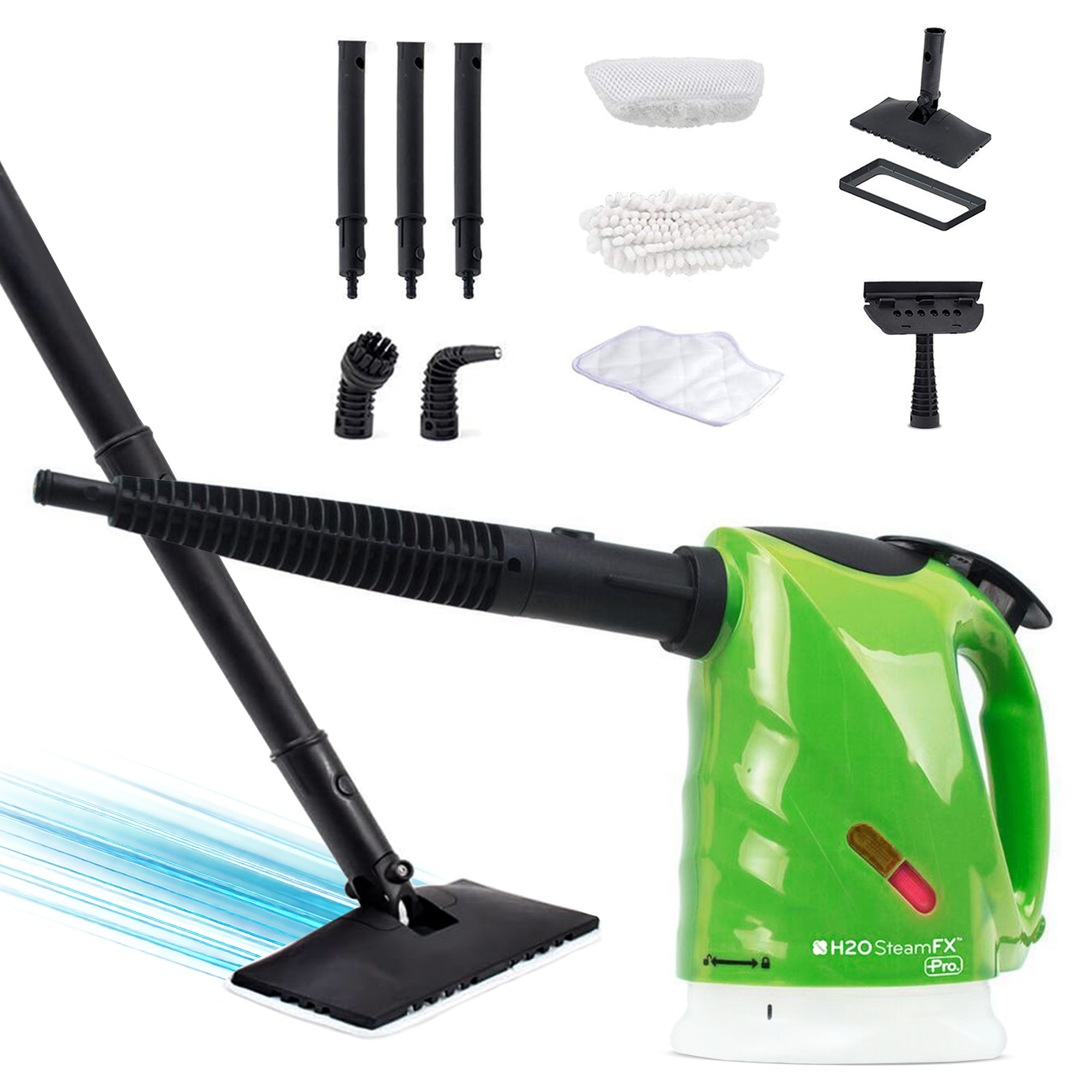 H2O STEAMFX PRO Steam Cleaner for Multiple Surfaces with Extra Floor ...