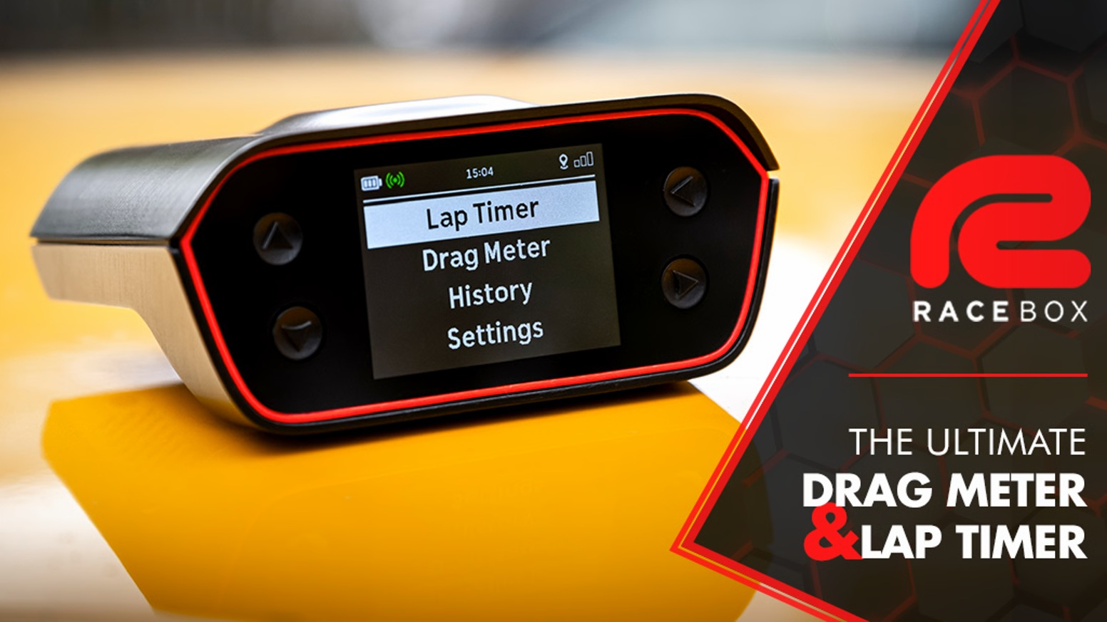 Racebox Pro 10 Hz GPS Speed Detector & Digital Speedometer with Drag Meter & Lap Timer - Walmart.com
