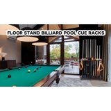 GSE Games & Sports Expert Floor Stand Billiard Pool Cue Racks. Holds 10 ...