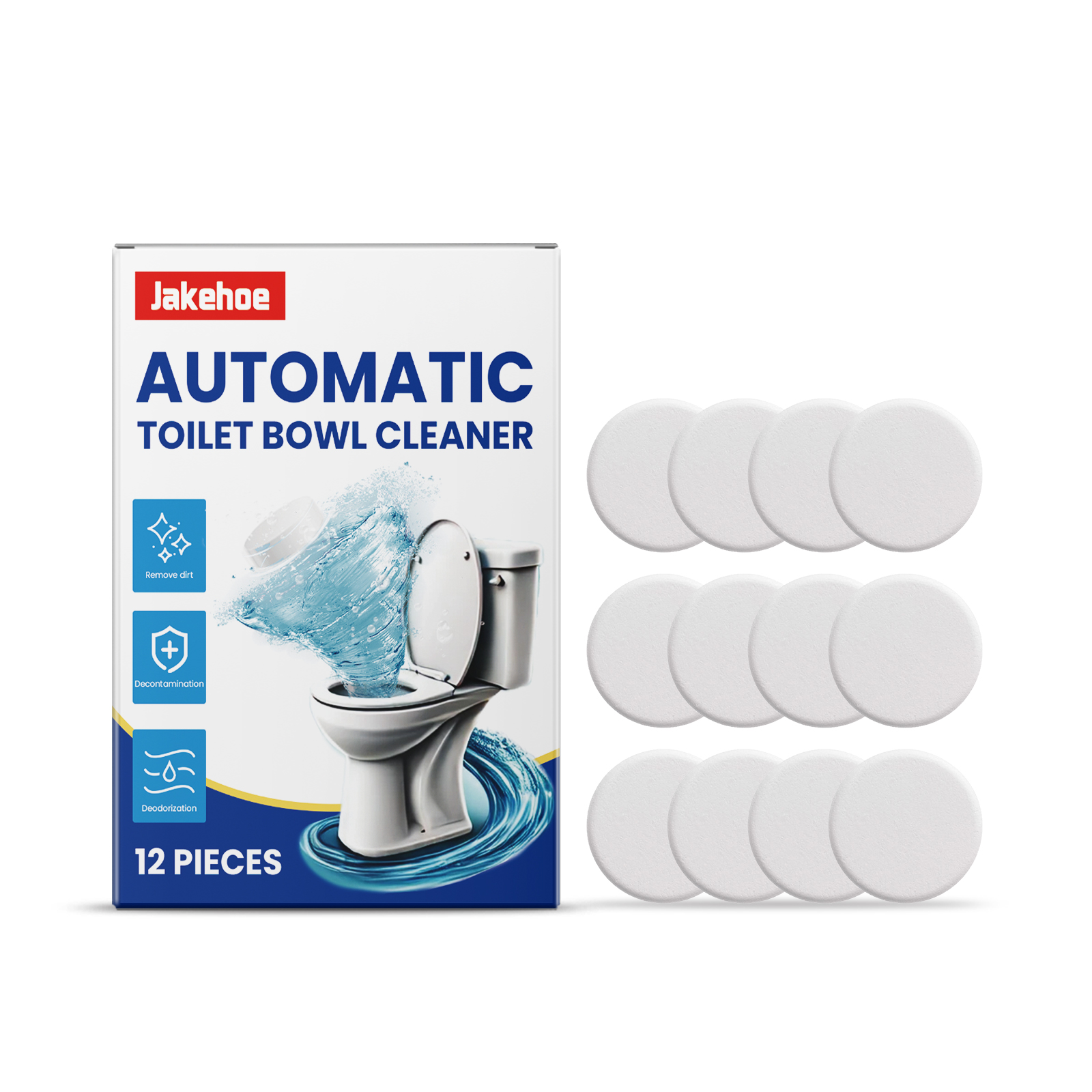 12 Pack Toilet Bowl Cleaner Tablets - Automatic Toilet Bowl Cleaners ...