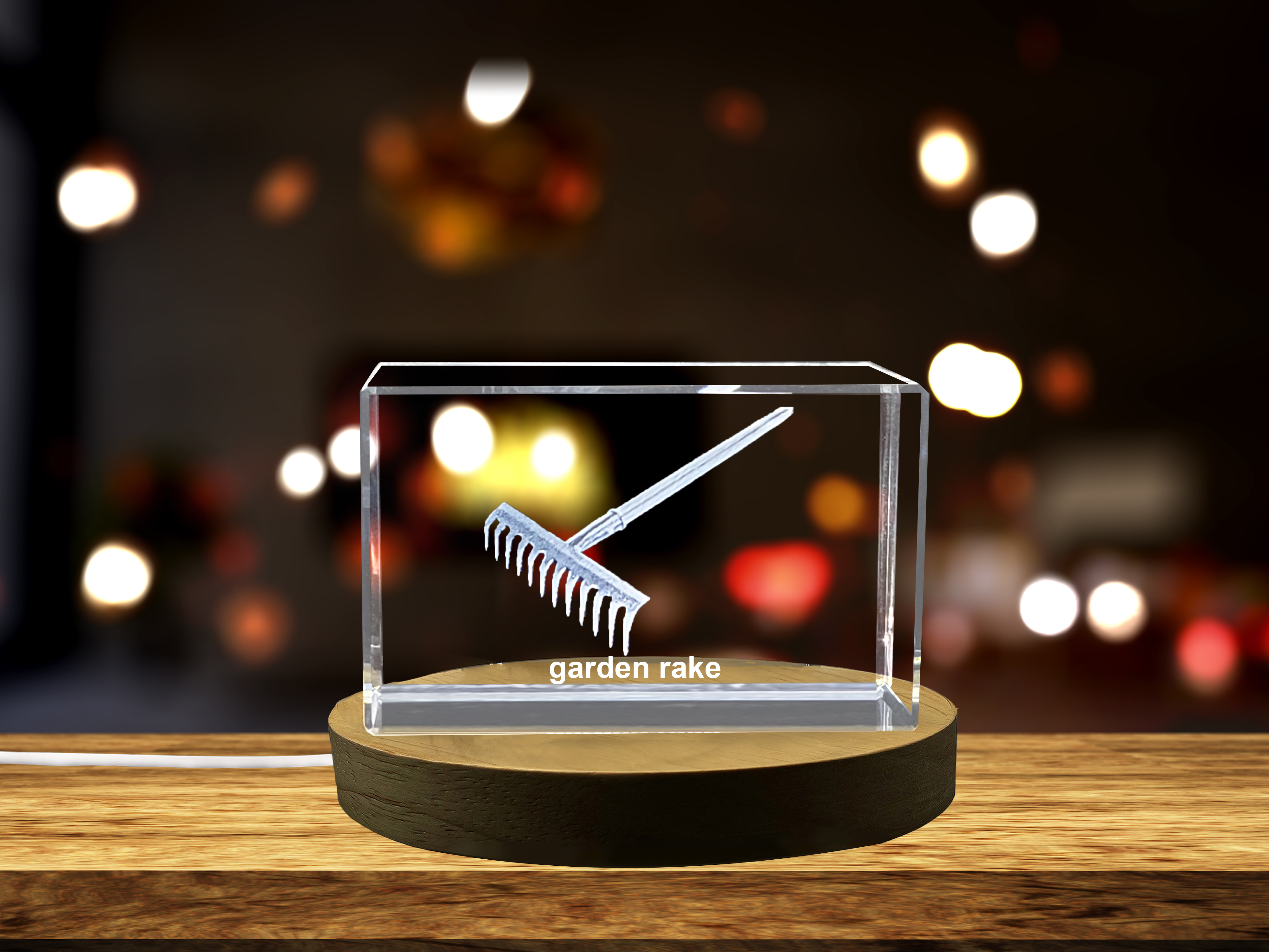 Cultivating Nature's Bounty - Crystal Garden Rake Sculpture - Walmart.com