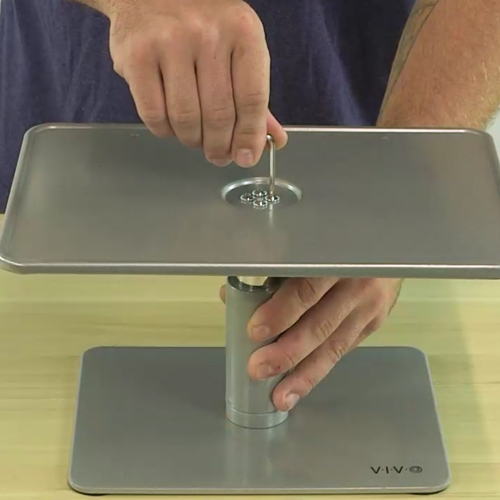 VIVO Universal Adjustable Ergonomic Monitor & Laptop Riser Stand, Black ...